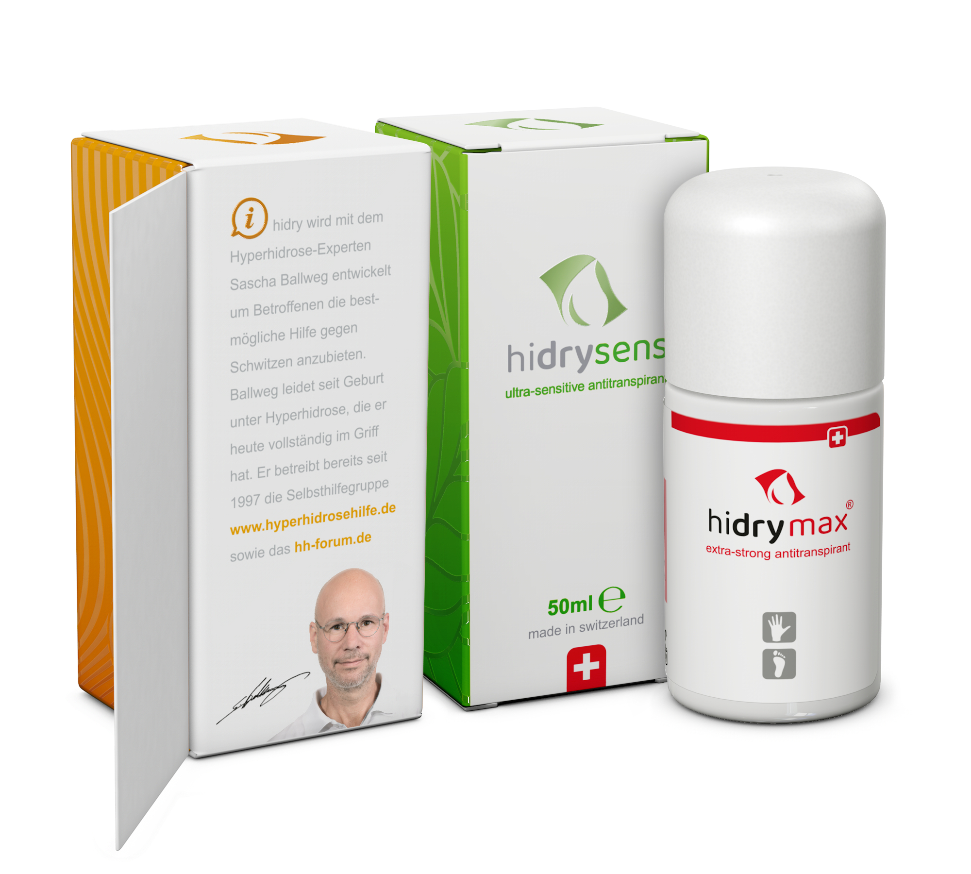 Willkommen - hidry® Antitranspirante